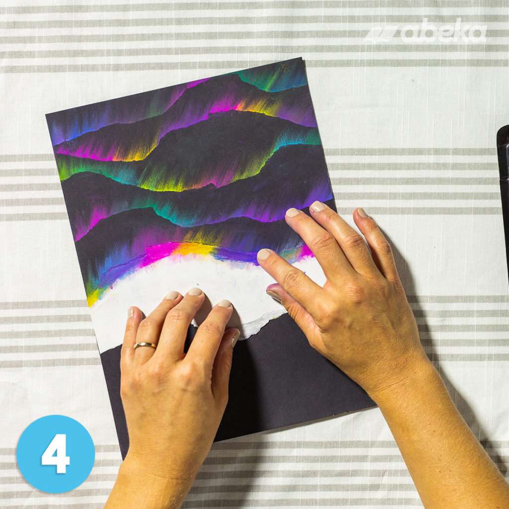 Aurora Borealis/ Northern Lights Craft - Abeka