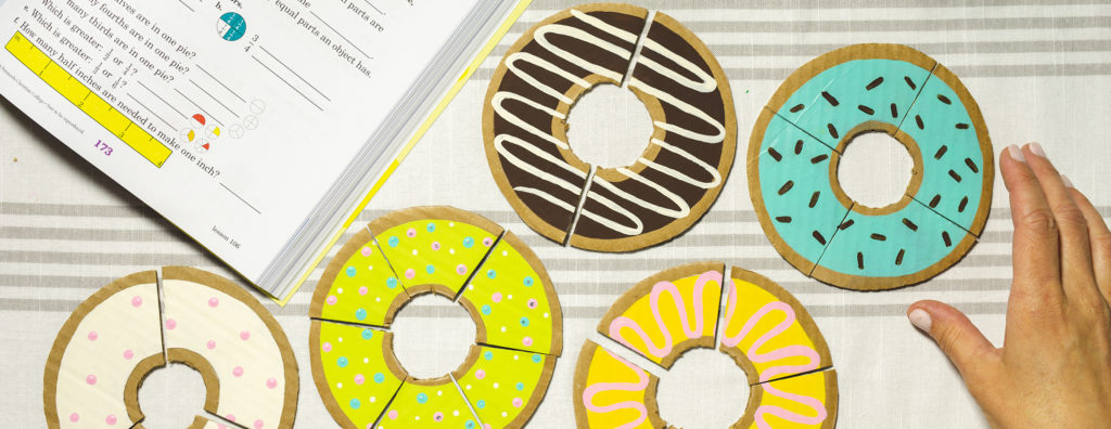 Fraction Donuts Craft - Abeka