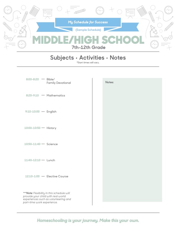 Abeka Sample Homeschool Schedules | Free Download - Abeka