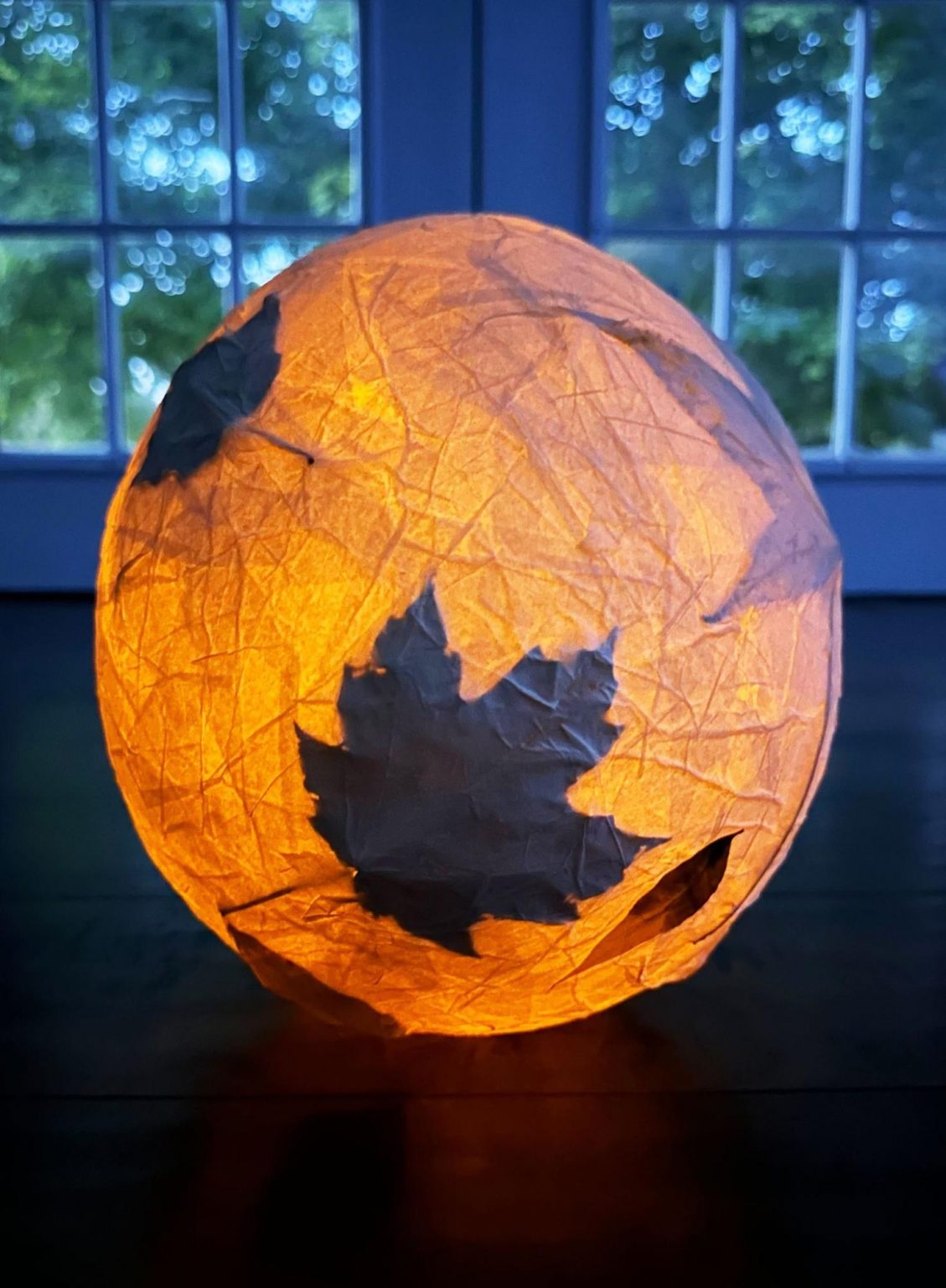 Leaf Lantern Craft for Fall - Abeka