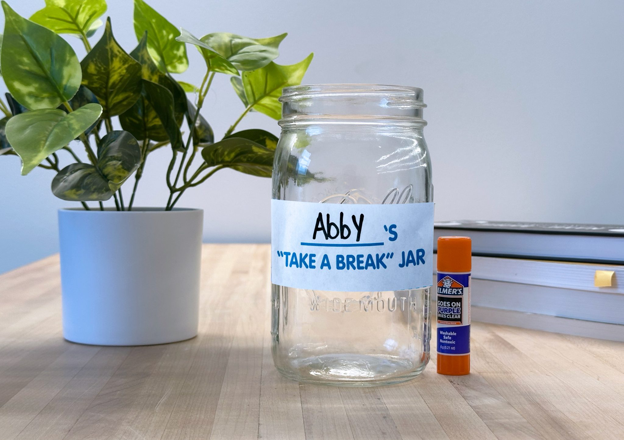 "Take a Break" Idea Jar Craft - Abeka