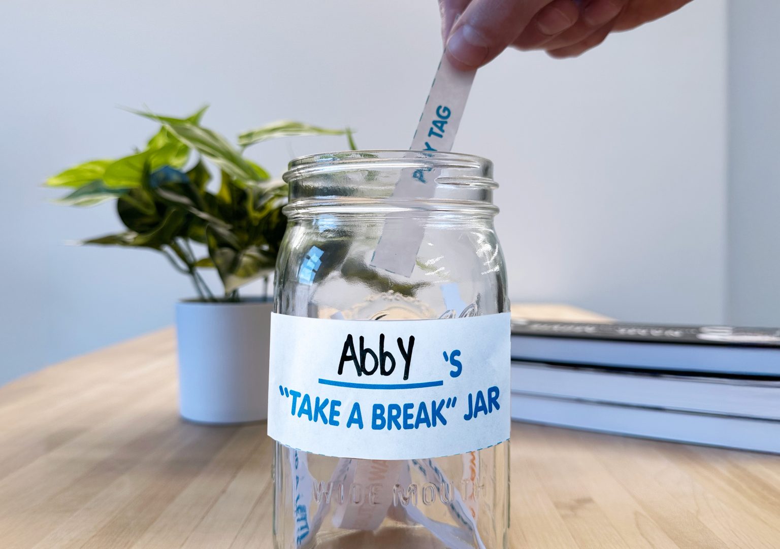 "Take a Break" Idea Jar Craft - Abeka