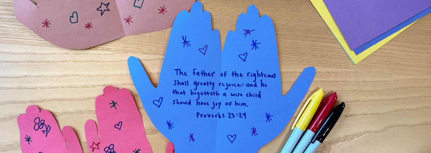 Father’s Day Praying Hands Craft - Abeka